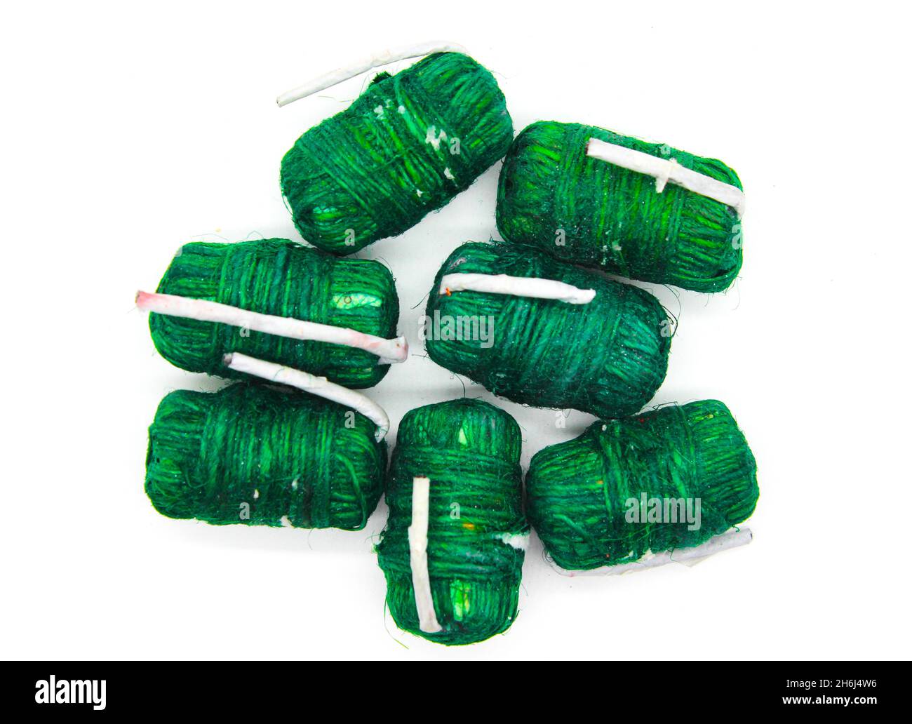 Fire cracker on white background with selective focus Stock Photo - Alamy