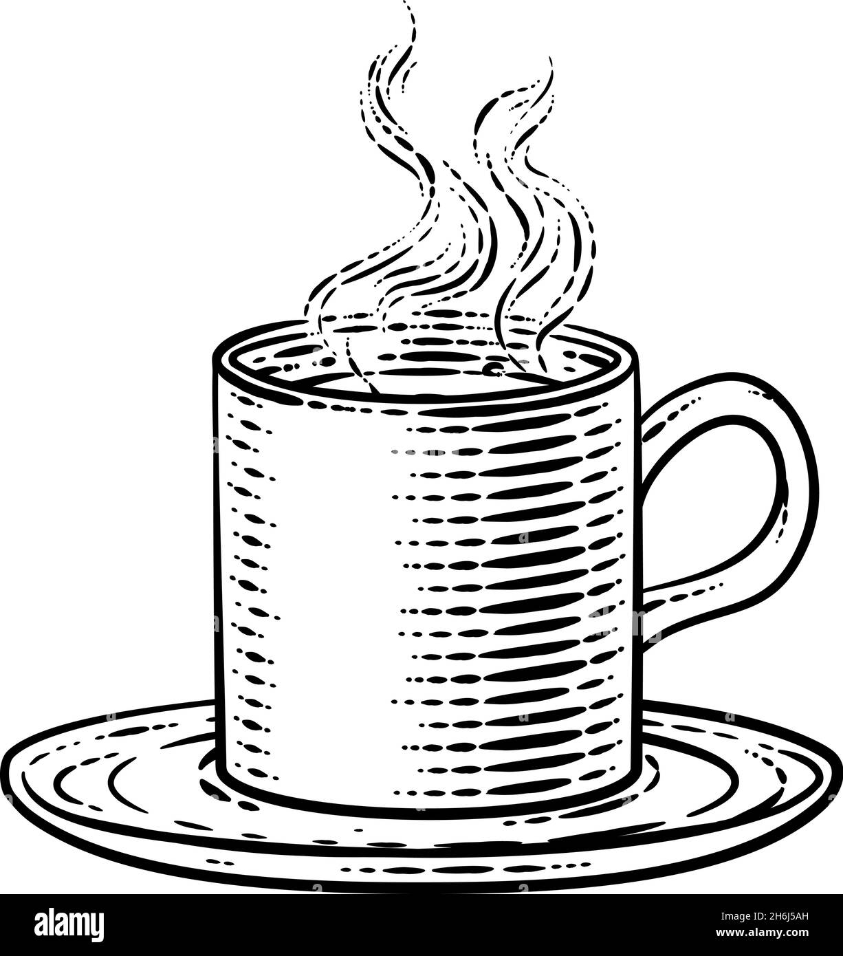 Steam of tea illustration hi-res stock photography and images - Alamy