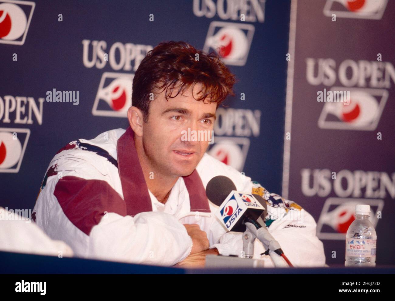 Australian tennis player Wally Masur, US Open 1993 Stock Photo - Alamy