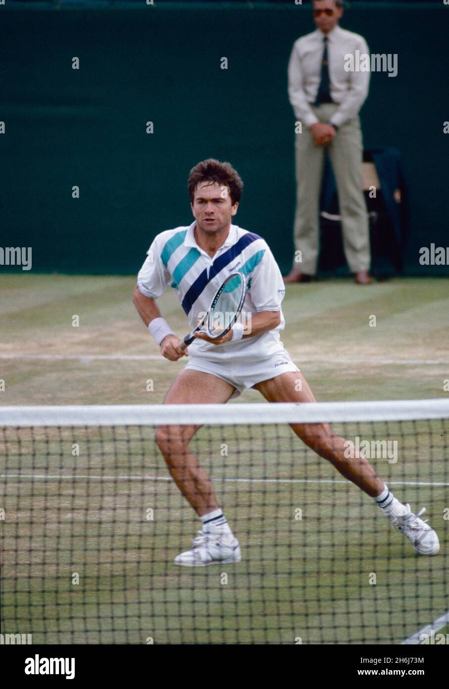 Australian tennis player Wally Masur, Wimbledon, UK 1990s Stock Photo ...