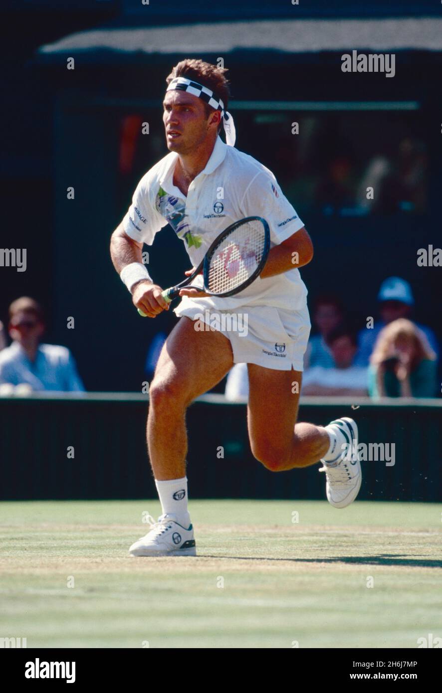 Austrialian tennis player Pat Cash, Wimbledon, UK 1987 Stock Photo - Alamy