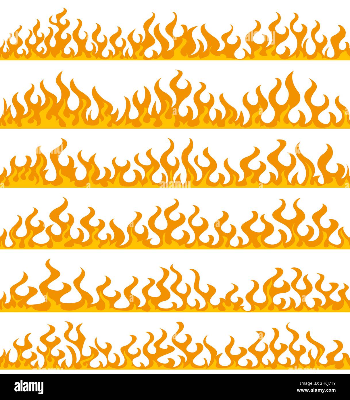 Fire flame frame borders Stock Vector Image & Art - Alamy