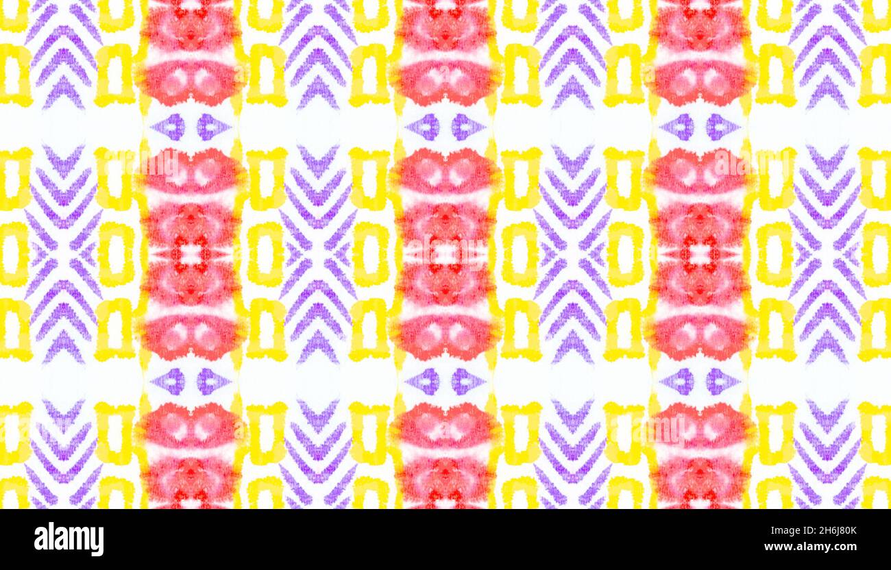 Indian Native American Pattern. Handmade Geometric Illustration. Dirty ...