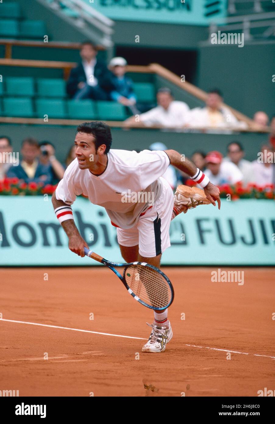 Spanish tennis player Alex Corretja, Roland Garros, France 2001 Stock ...
