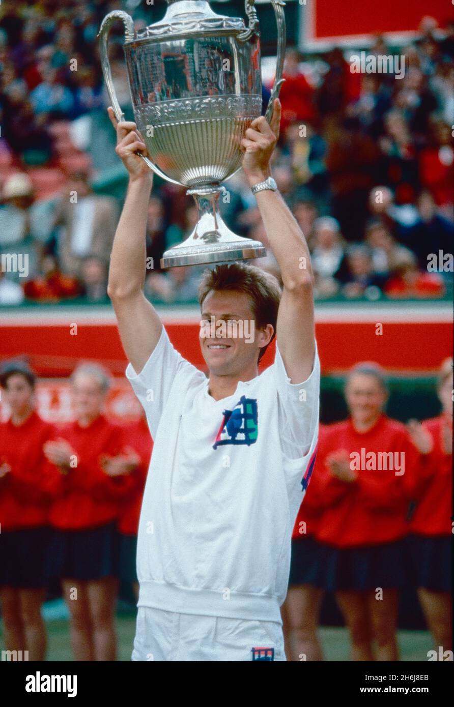 Swedish tennis player Stefan Edberg, 1990s Stock Photo - Alamy
