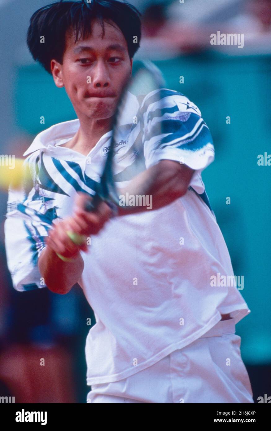 American tennis player Michael Chang, Roland Garros, France 1994 Stock ...