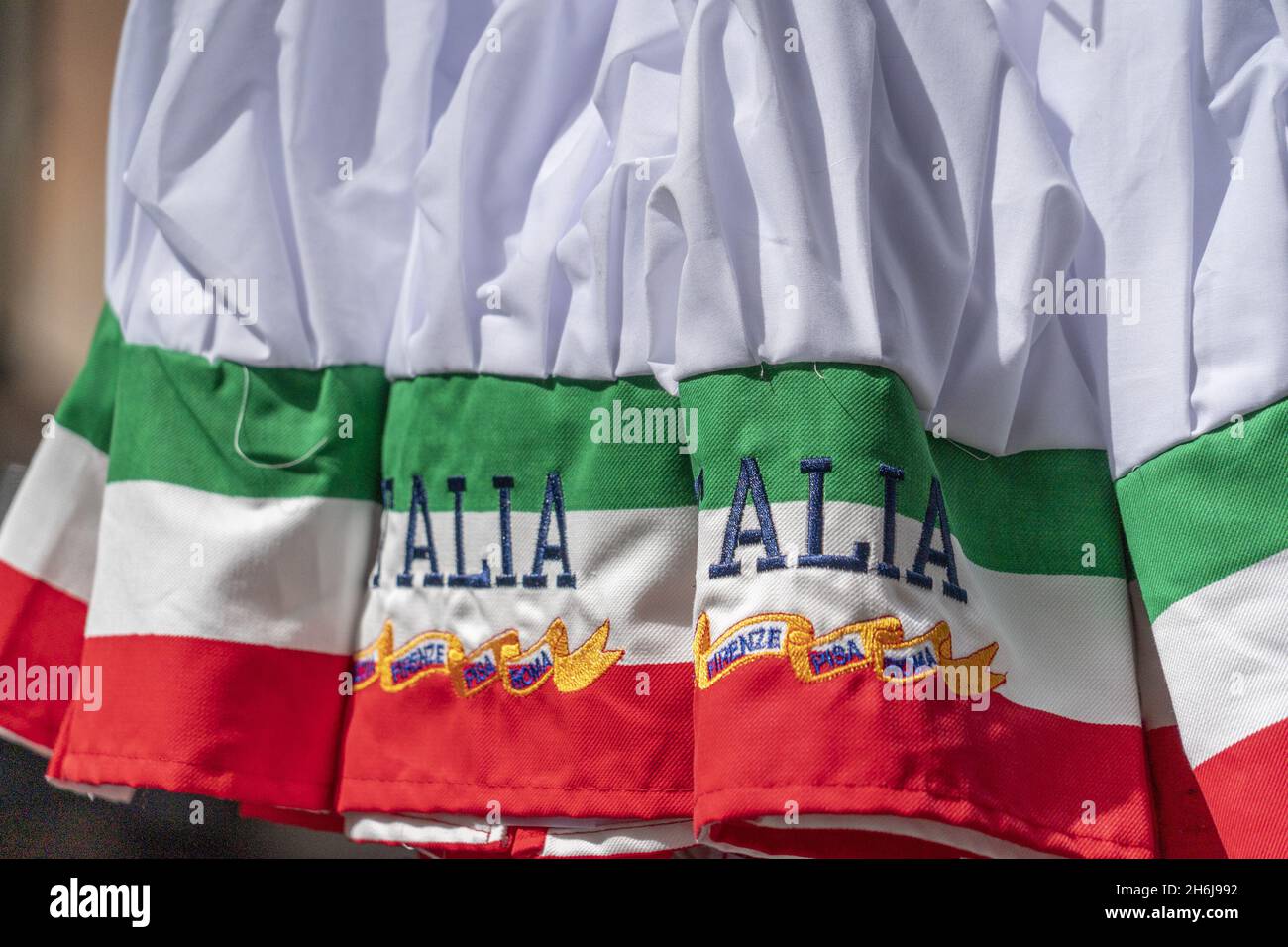 italian flag chef hat detail Stock Photo - Alamy