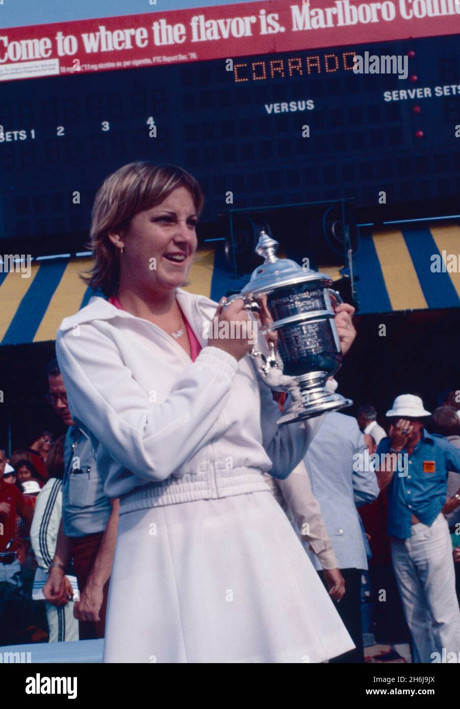 American tennis player Chris Evert, USA 1980s Stock Photo - Alamy