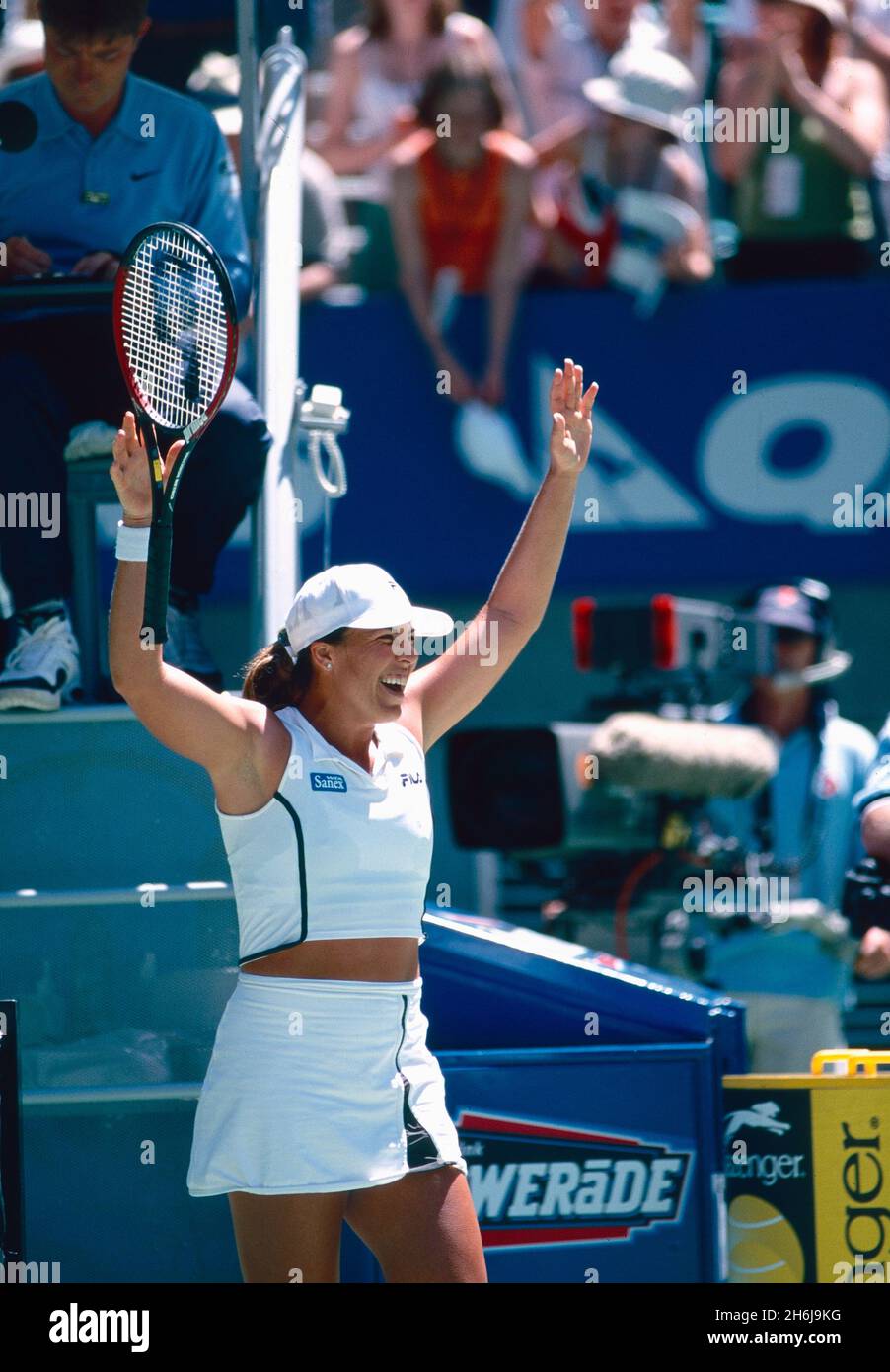 American tennis player Jennifer Capriati, Australian Open 2001 Stock ...