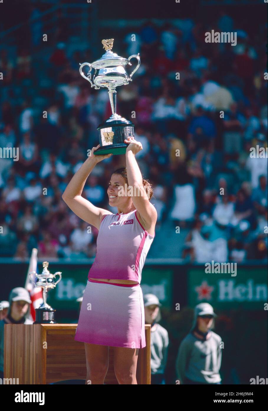 American tennis player Jennifer Capriati, Australian Open 2002 Stock ...