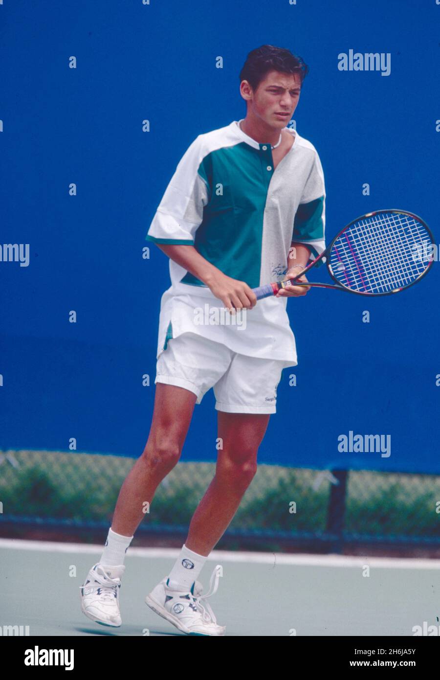 Italian tennis player Federico Luzzi, 1990s Stock Photo - Alamy