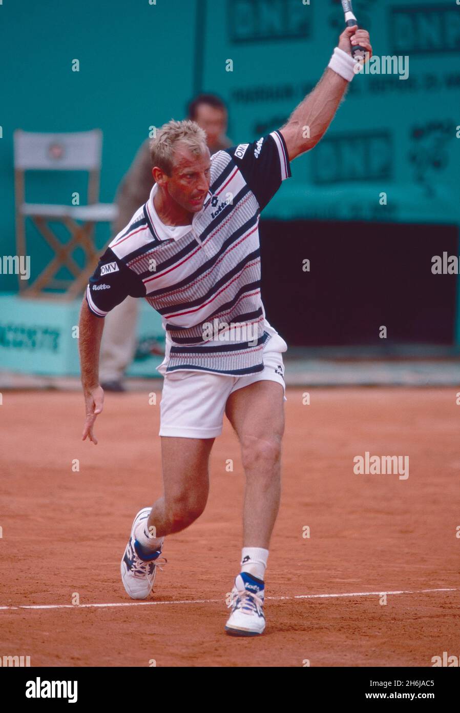 Austrian tennis player Thomas Muster, Roland Garros, France 1998 Stock ...