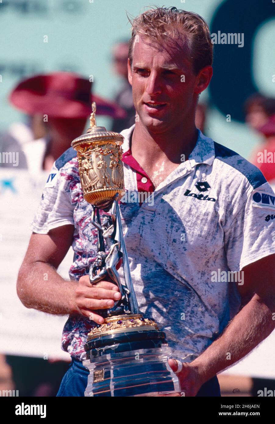 Austrian tennis player Thomas Muster, Madrid Open 1994 Stock Photo - Alamy