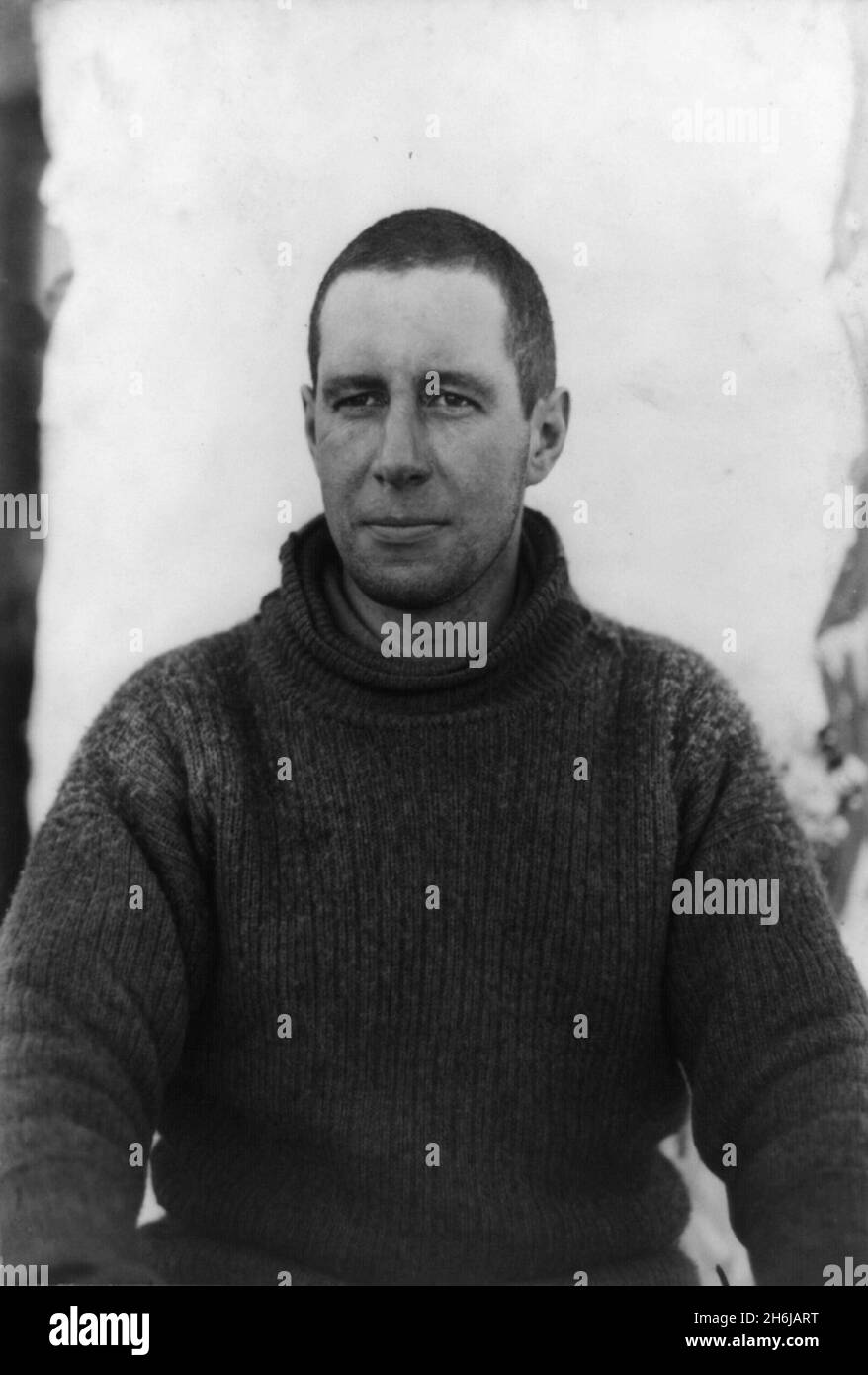 A portrait of Captain Laurence Oates who famously walked out to his ...