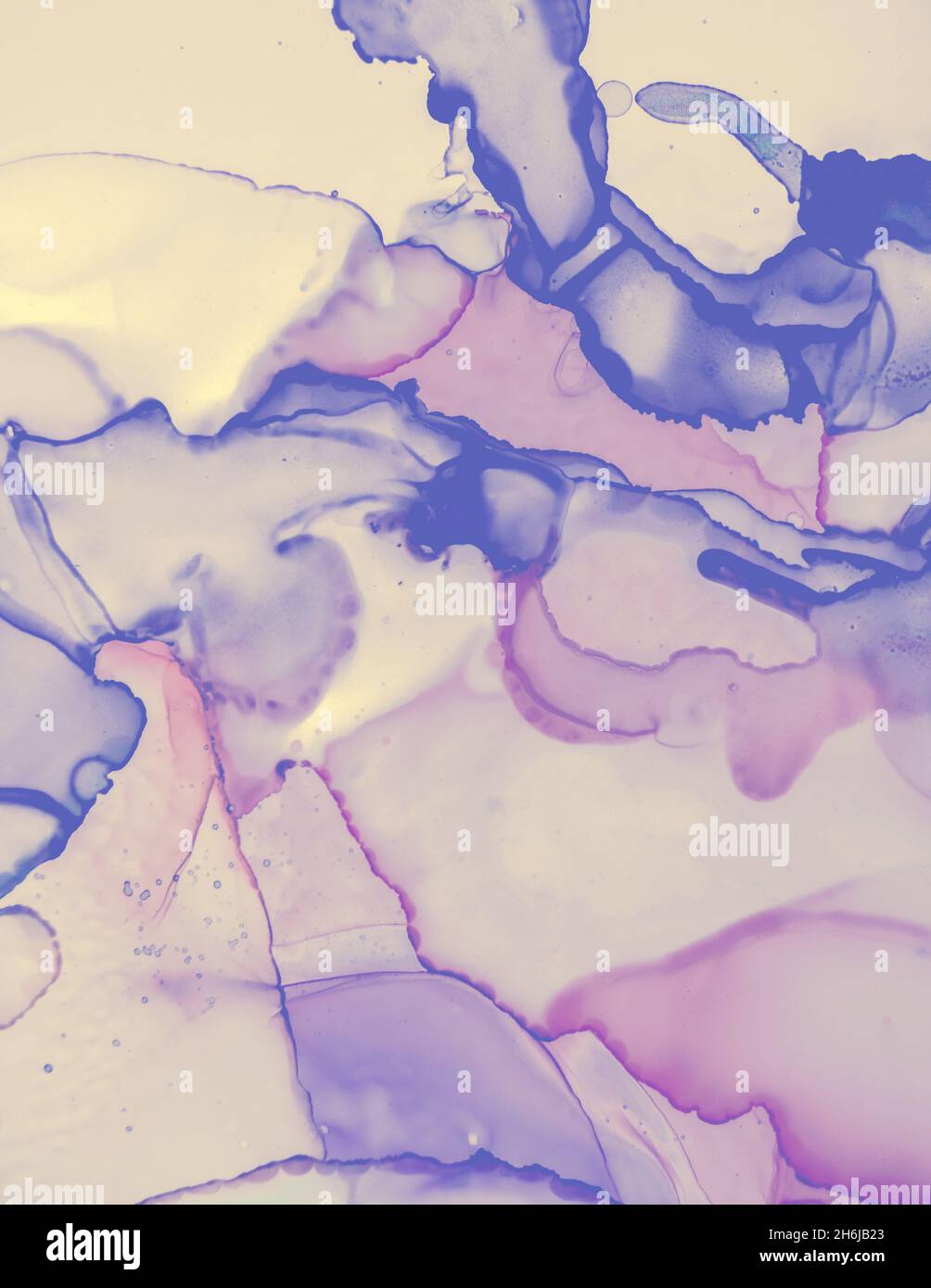 Wedding Card Design. Pink Pastel Fluid Liquid. Contemporary Paint ...