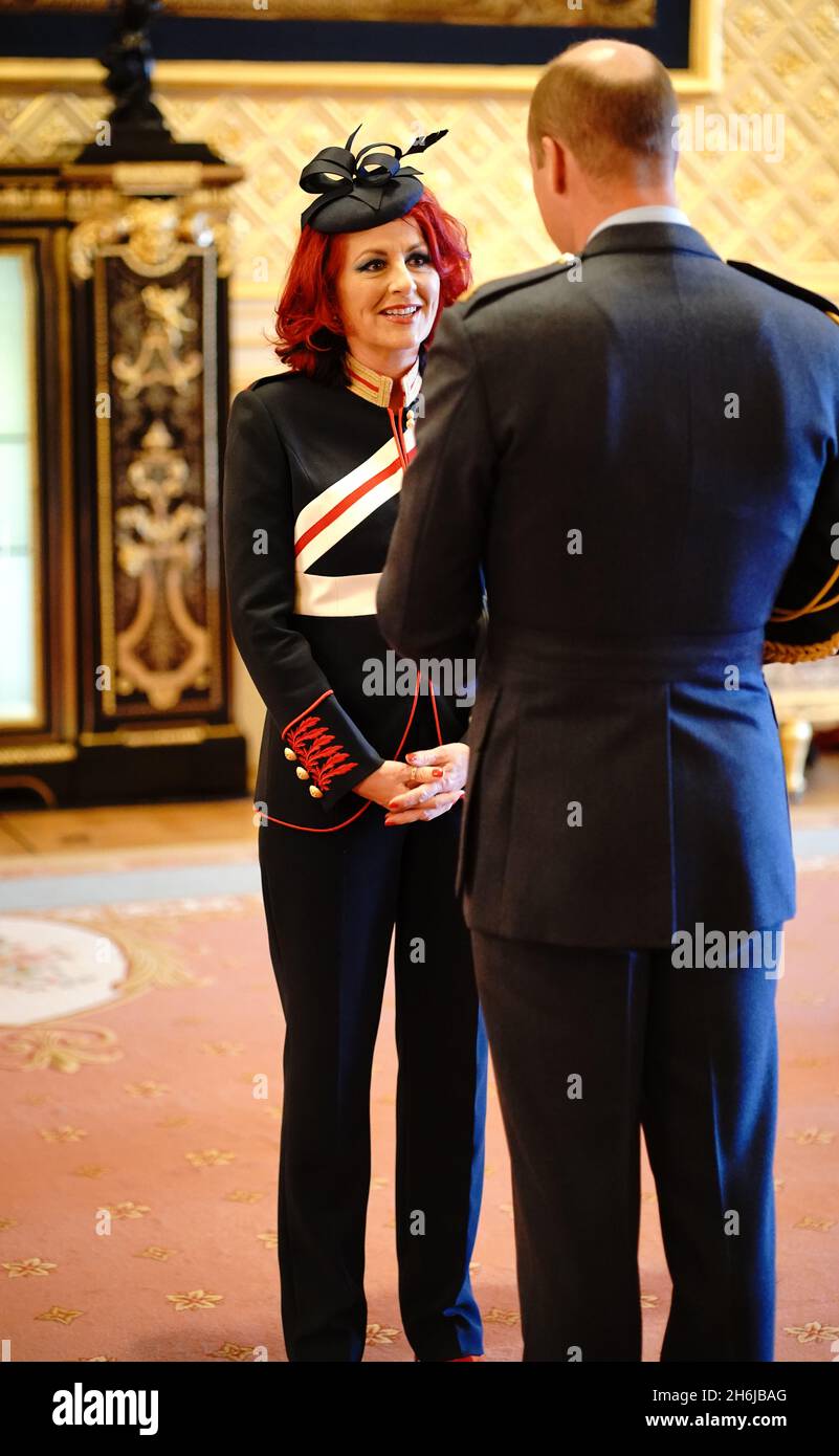 Mrs Caroline Grant from London is made an MBE (Member of the Order of ...