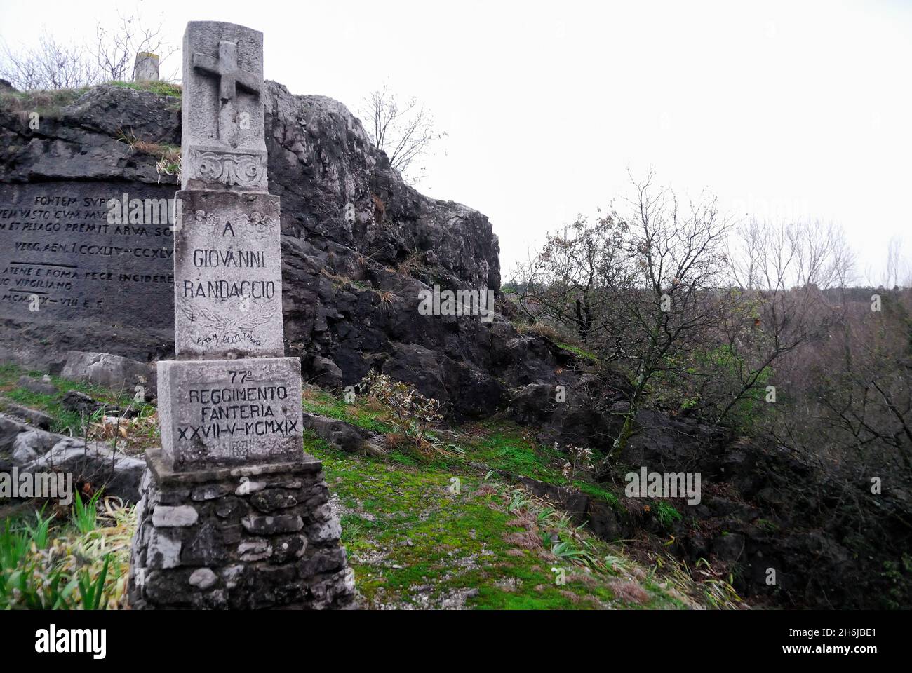 WWI: San Giovanni di Timavo : the monument dedicated to the 'Lupi di ...