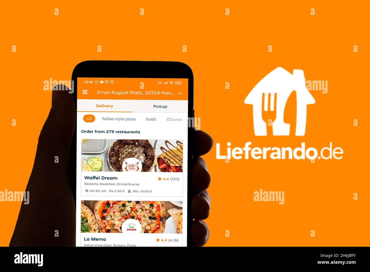 Lieferando logo hi-res stock photography and images - Alamy