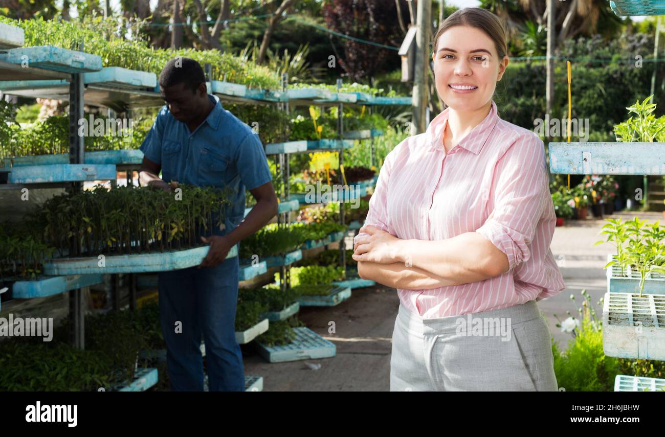 Agribusiness entrepreneur female posing hi-res stock photography and images - Alamy