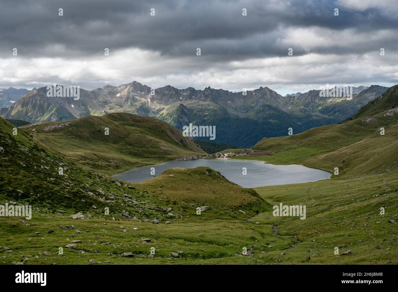 Lago Ritom in Val Piora Stock Photo - Alamy