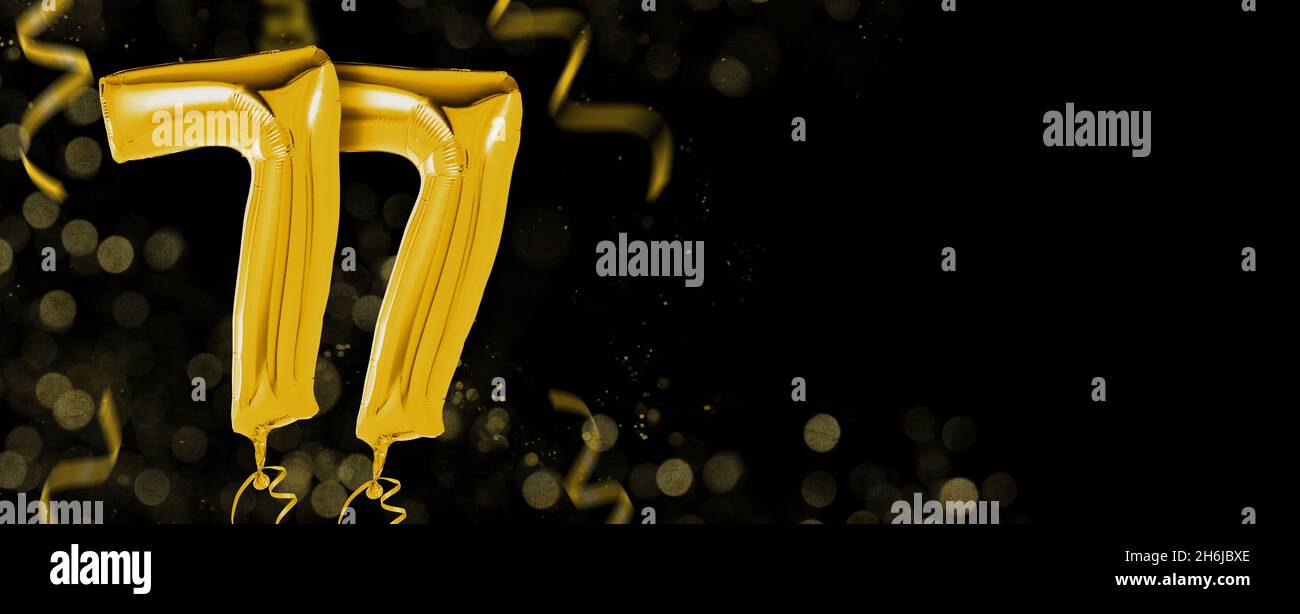 Balloon number 77 High Resolution Stock Photography and Images - Alamy