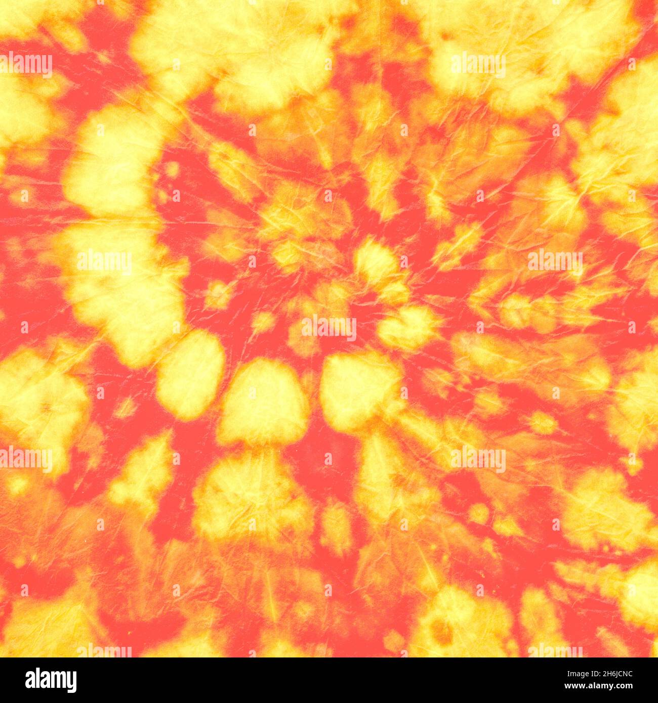 Abstract Dye. Hippie Circle Patterns. Orange Stock Photo - Alamy