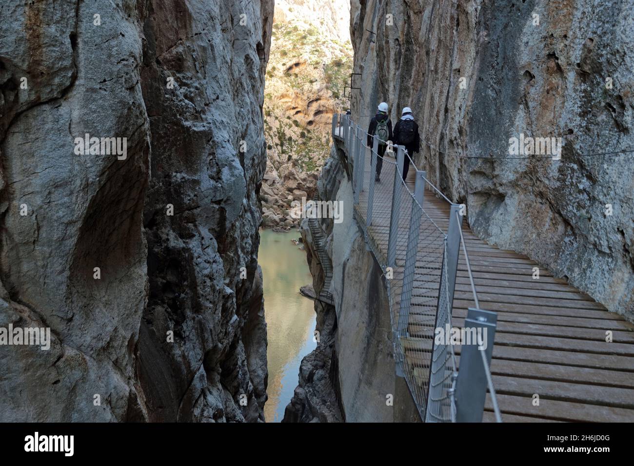 Caminito del Rey footpath in El Chorro canyon, Spain Stock Photo - Alamy
