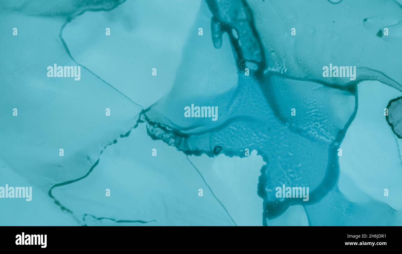 Green Pastel Flow Water. Blue Cloud Gradient Stock Photo - Alamy