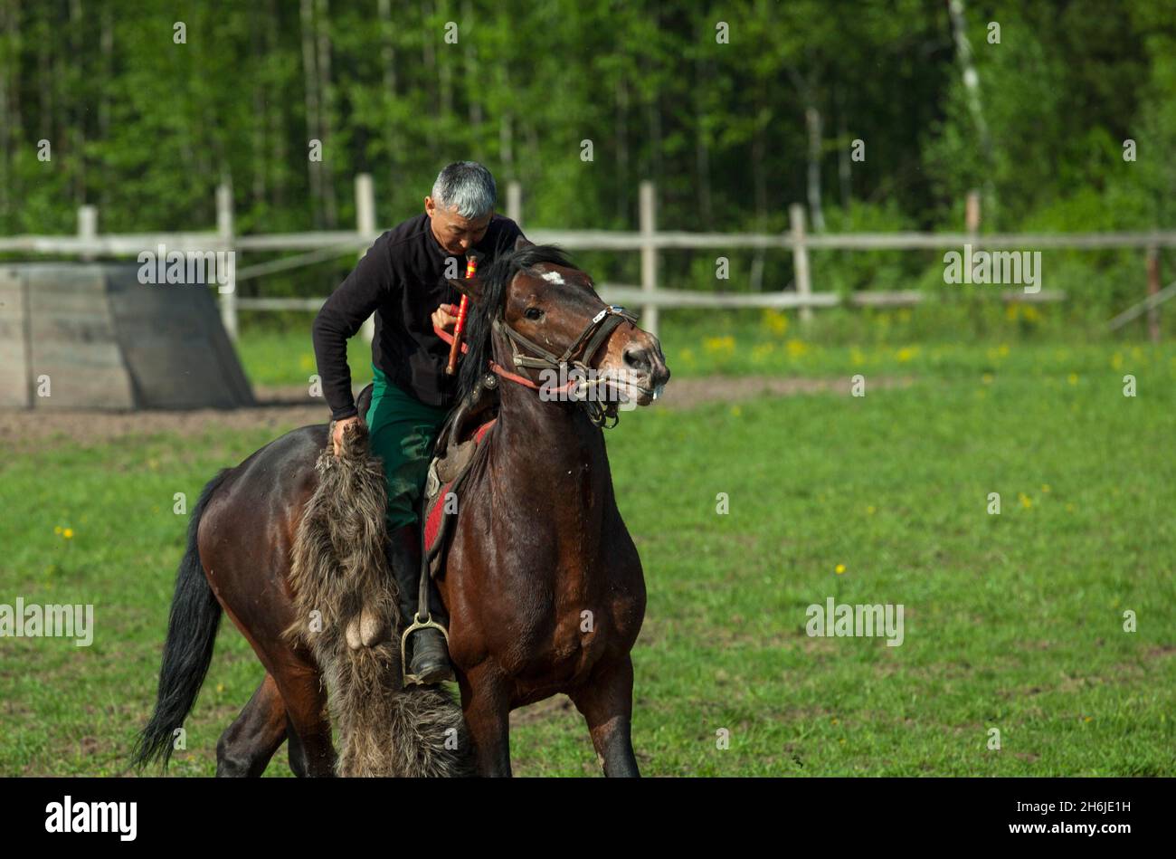 Nomads game kok boru kyrgyz hi-res stock photography and images - Alamy