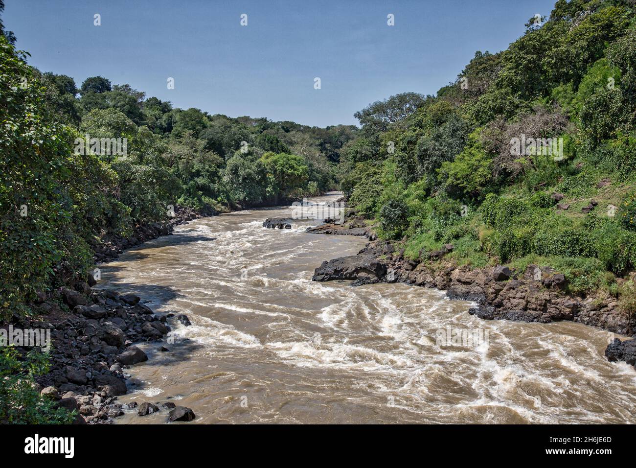 Nile, waterfall, landscape, Ethiopia, Africa Stock Photo - Alamy