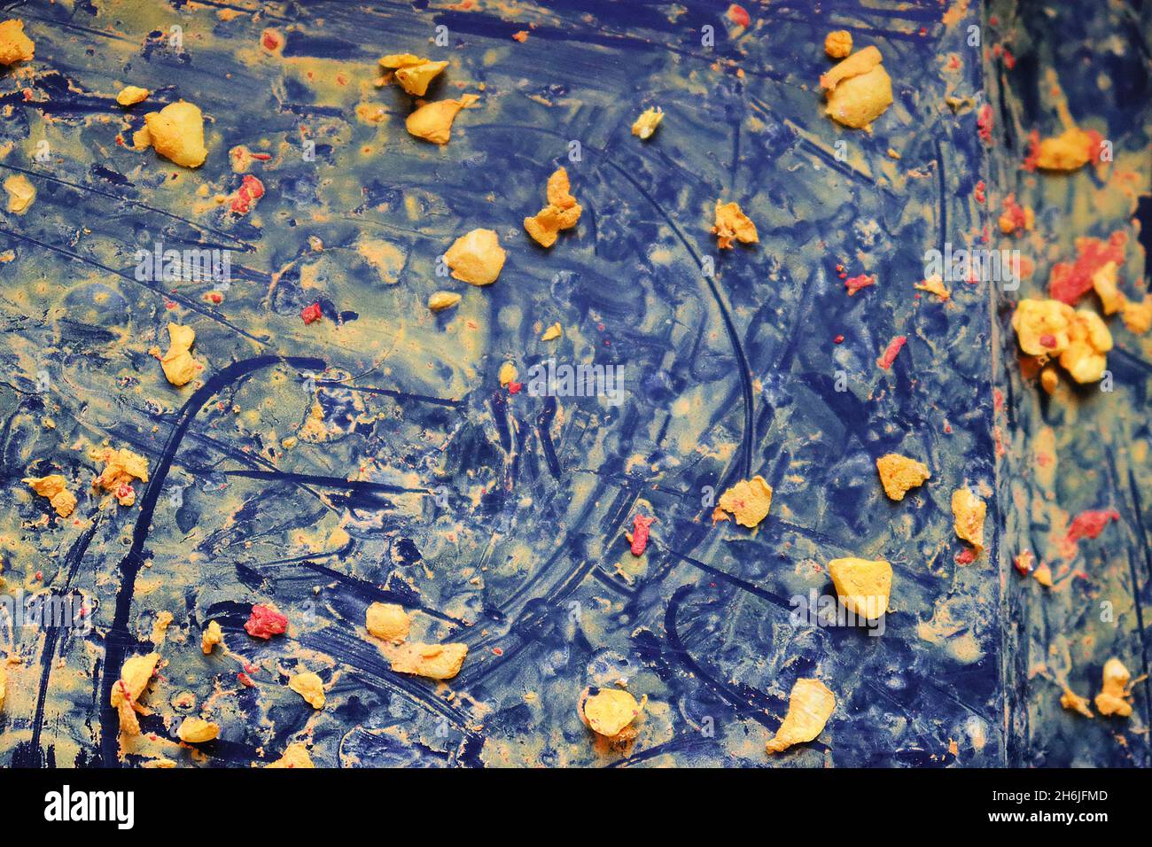 School art made by a child, background texture Stock Photo - Alamy