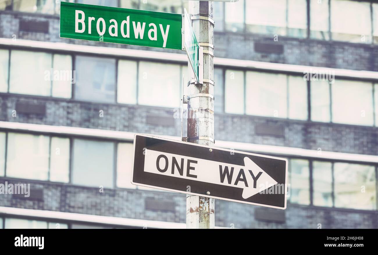 Broadway Street Sign High Resolution