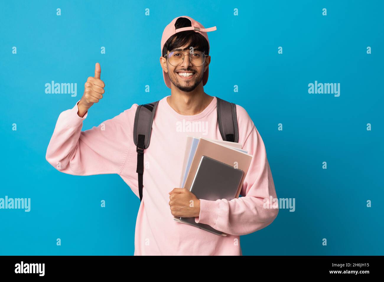 Handsome male indian college student hi-res stock photography and ...