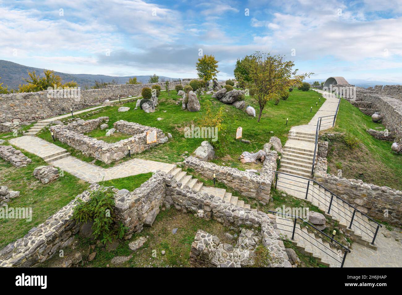 Ruins of Ancient Byzantine fortress Peristera in town of Peshtera ...