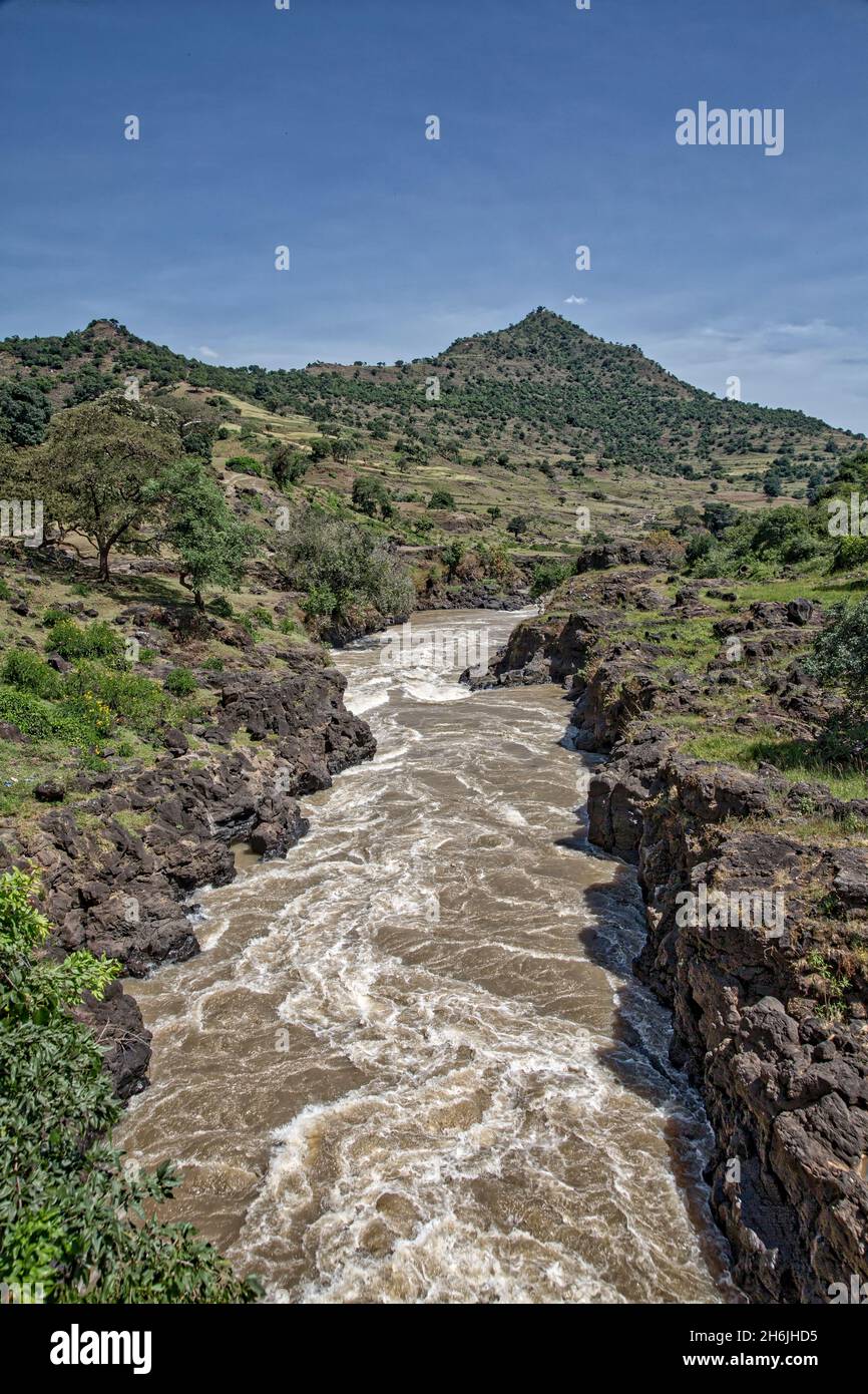Nile, waterfall, landscape, Ethiopia, Africa Stock Photo - Alamy