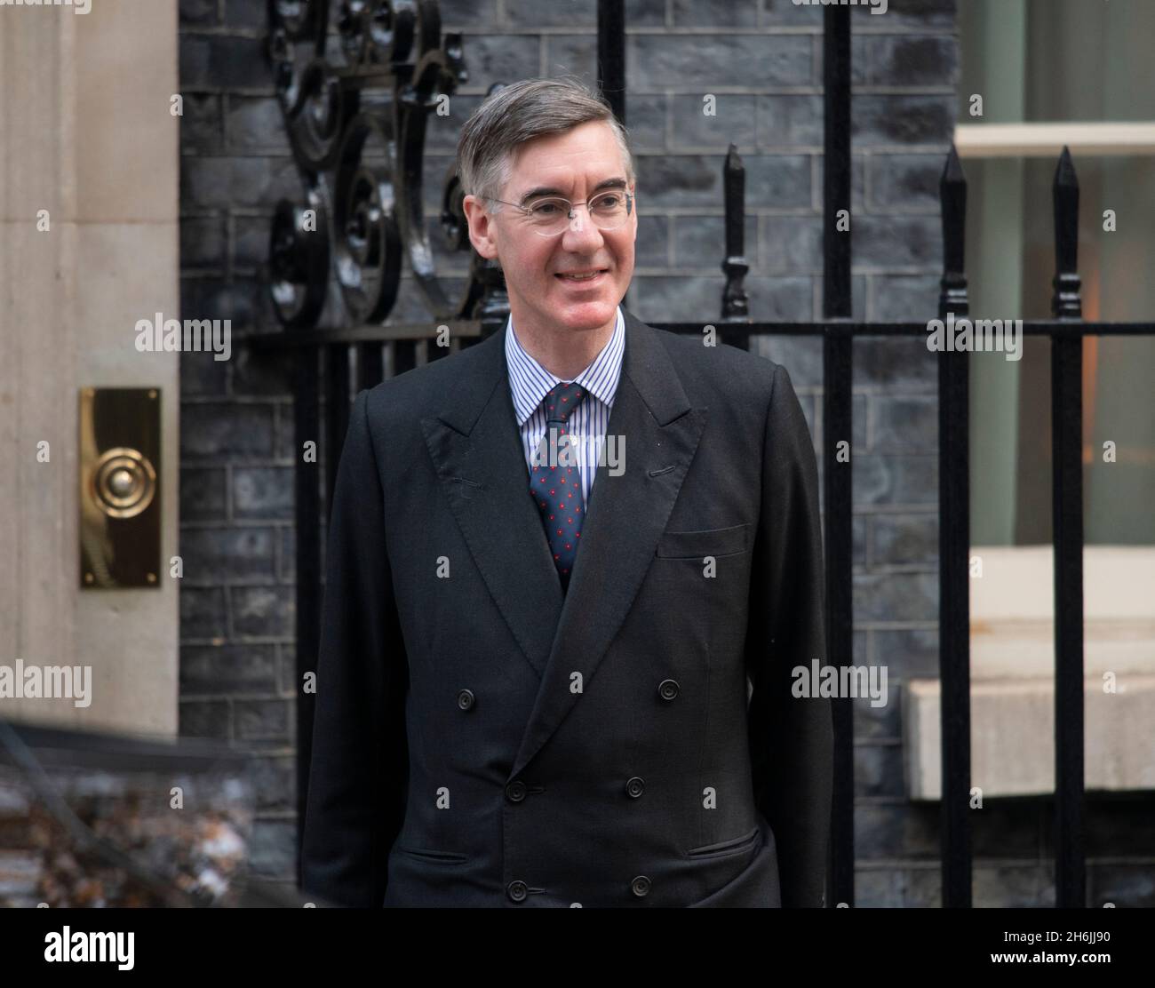 Downing Street, London, UK. 16 November 2021. Jacob Rees-Mogg MP, Lord ...