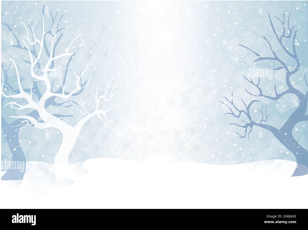 Snowy winter background template Stock Vector Image & Art - Alamy