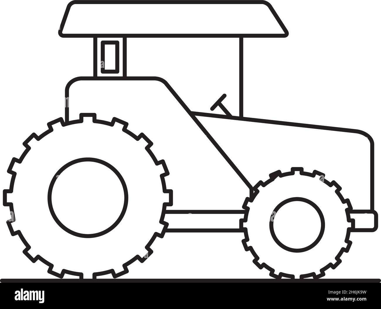 tractor icon on white background Stock Vector Image & Art - Alamy