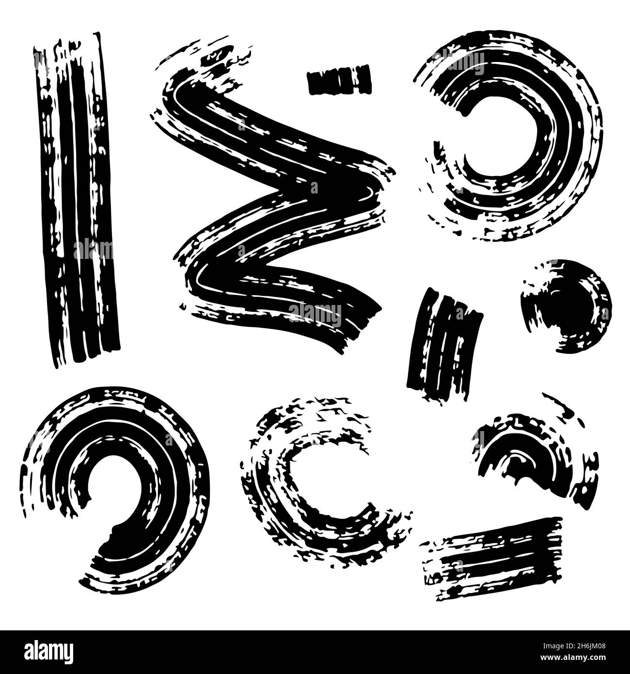 Thick line drawing Stock Vector Images - Alamy