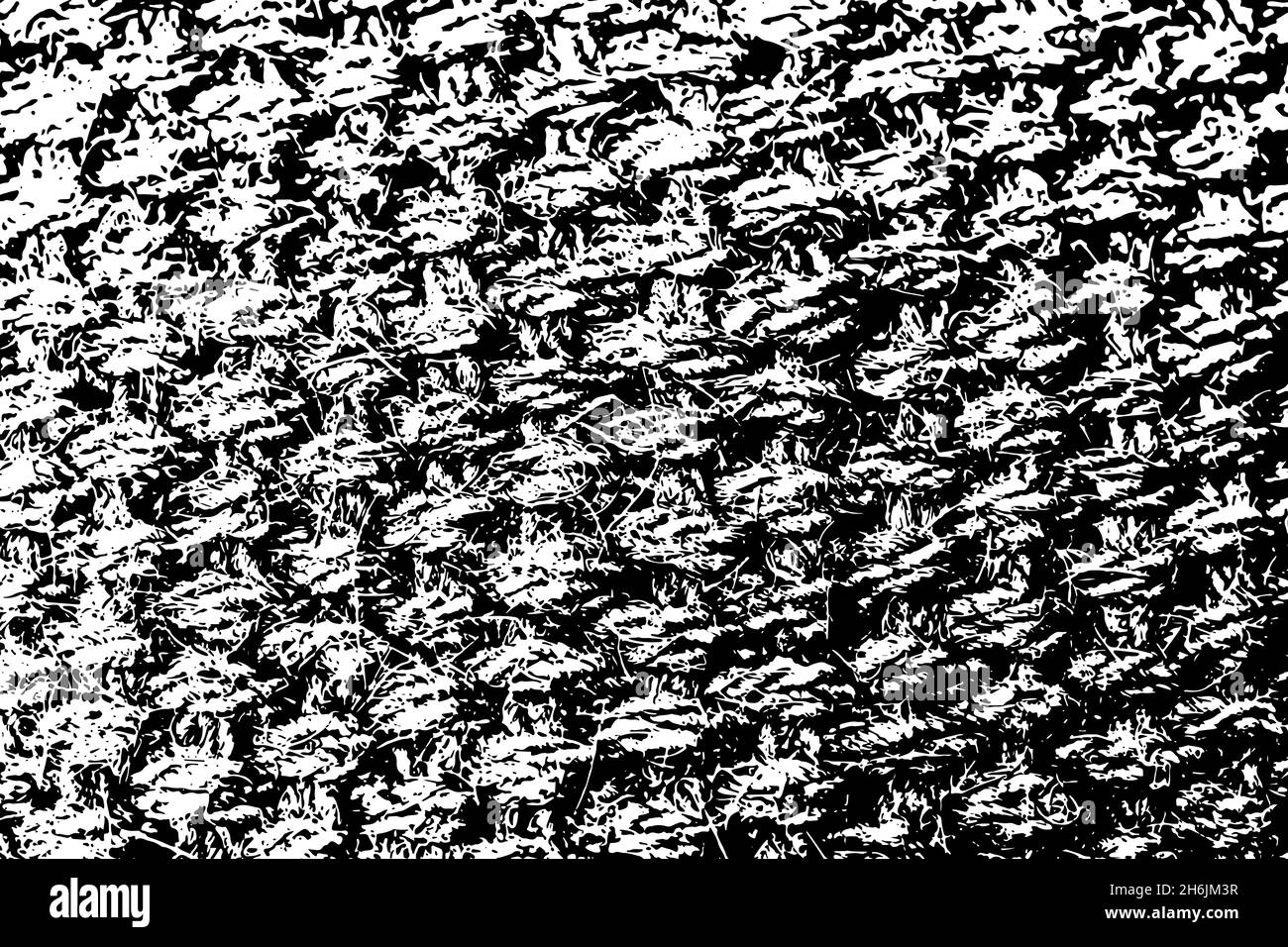 Matt wicker vector texture with clear weave, black and white textured ...