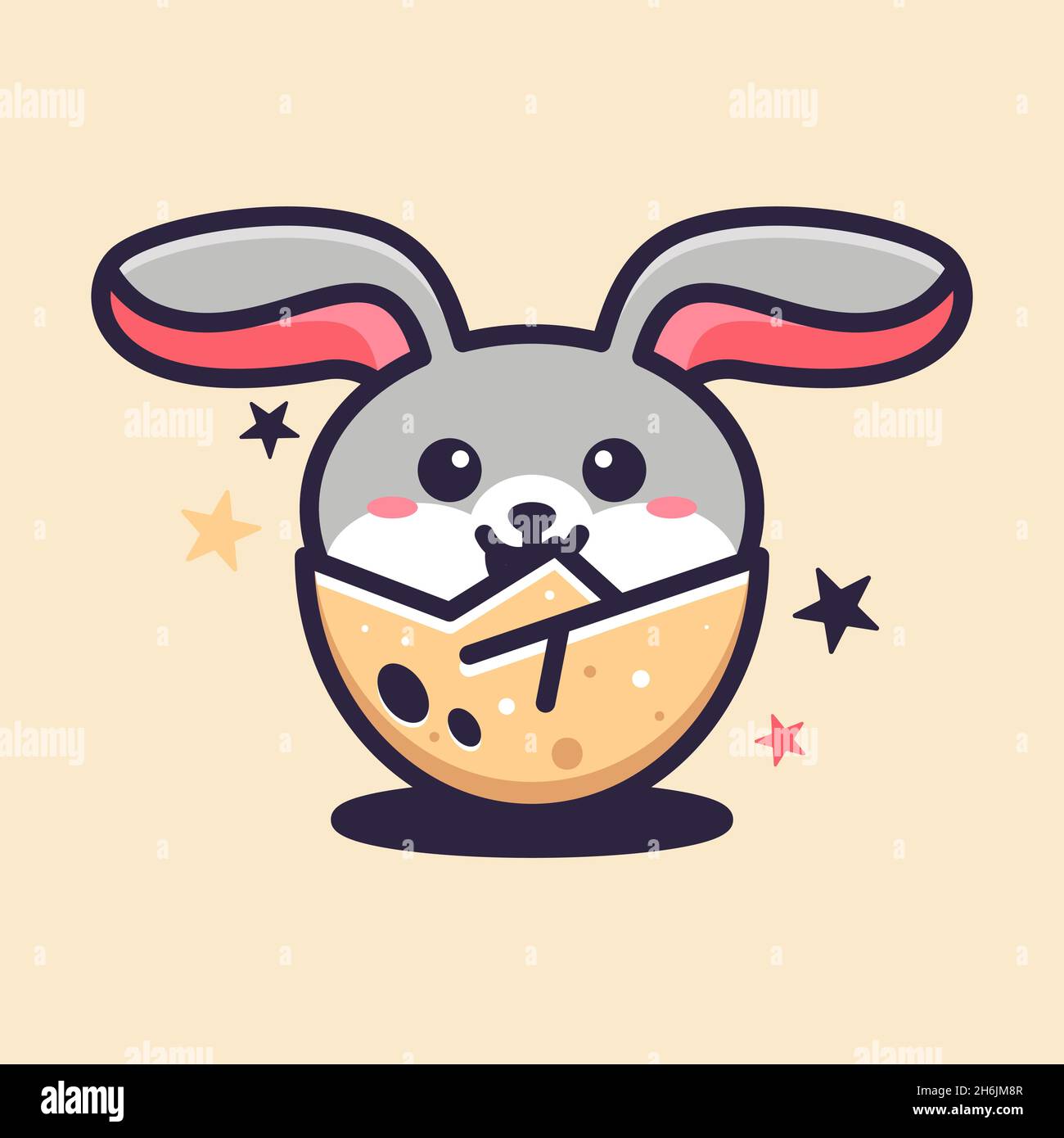 CUTE EASTER EGG Stock Vector Image & Art - Alamy