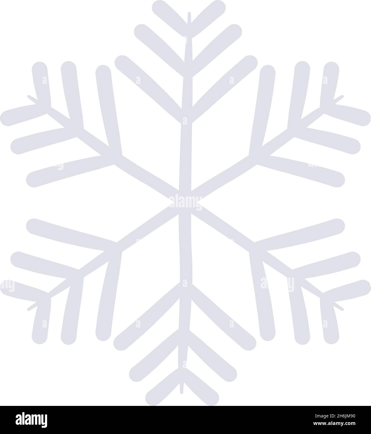 snowflake icon on white background Stock Vector Image & Art - Alamy