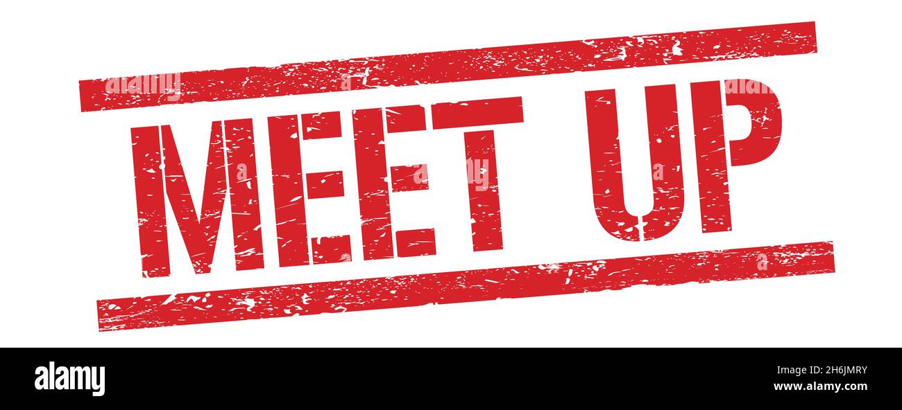 Meet up text Cut Out Stock Images & Pictures - Alamy