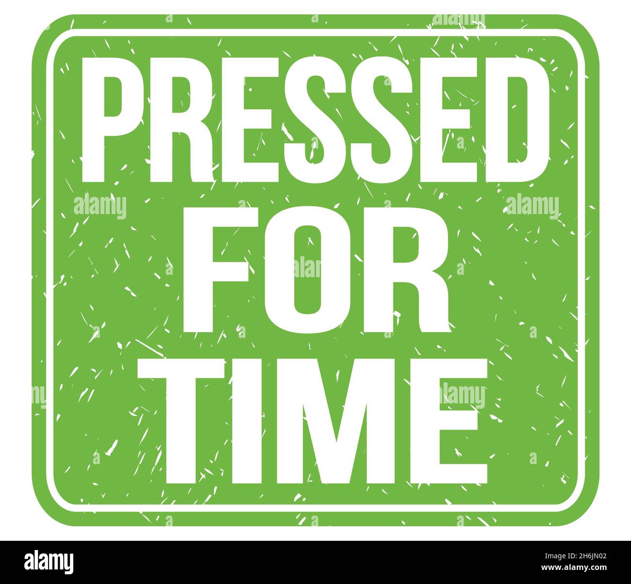Time pressed Cut Out Stock Images & Pictures - Alamy