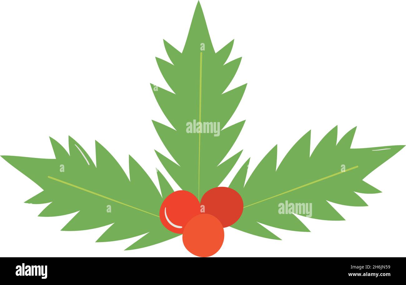 mistletoe icon on white background Stock Vector Image & Art - Alamy