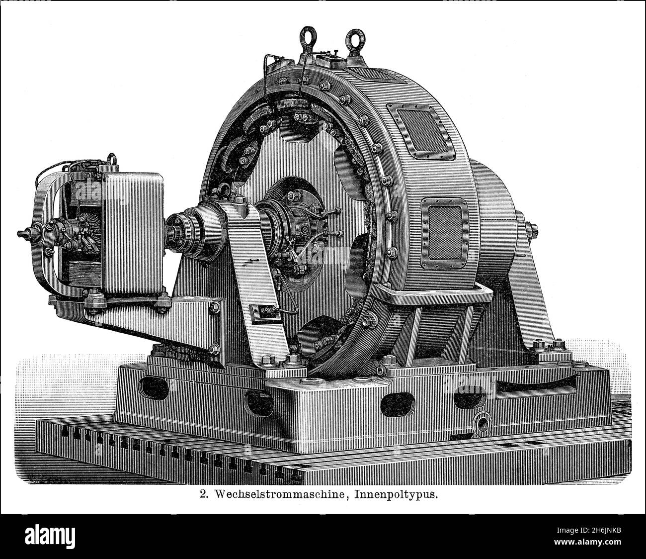 Historical generator, 19th century Stock Photo - Alamy