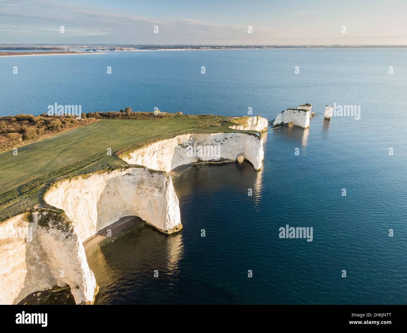 Old Harry Rocks, Jurassic Coast, UNESCO World Heritage Site, Dorset ...