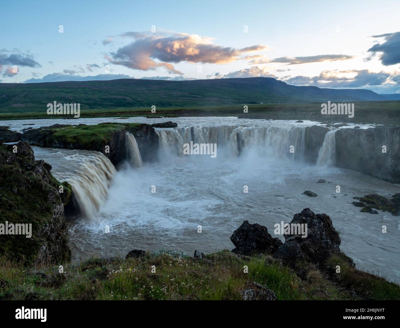 Godafoss (Waterfall of the Gods, Skjalfandafljot River, Baroardalur ...