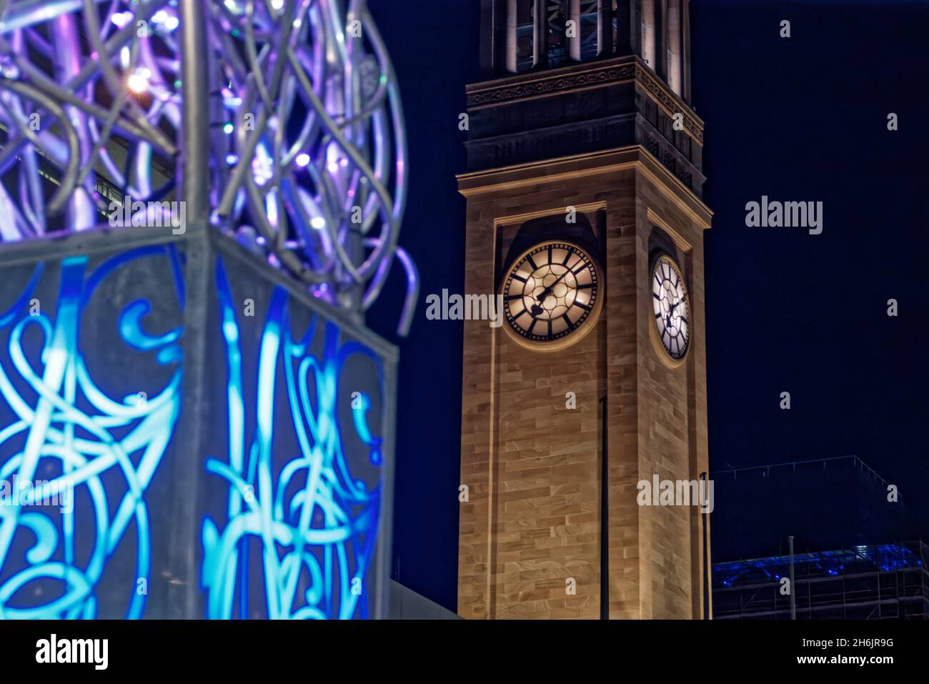 City Hall Clock Tower, Brisbane Stock Photo - Alamy