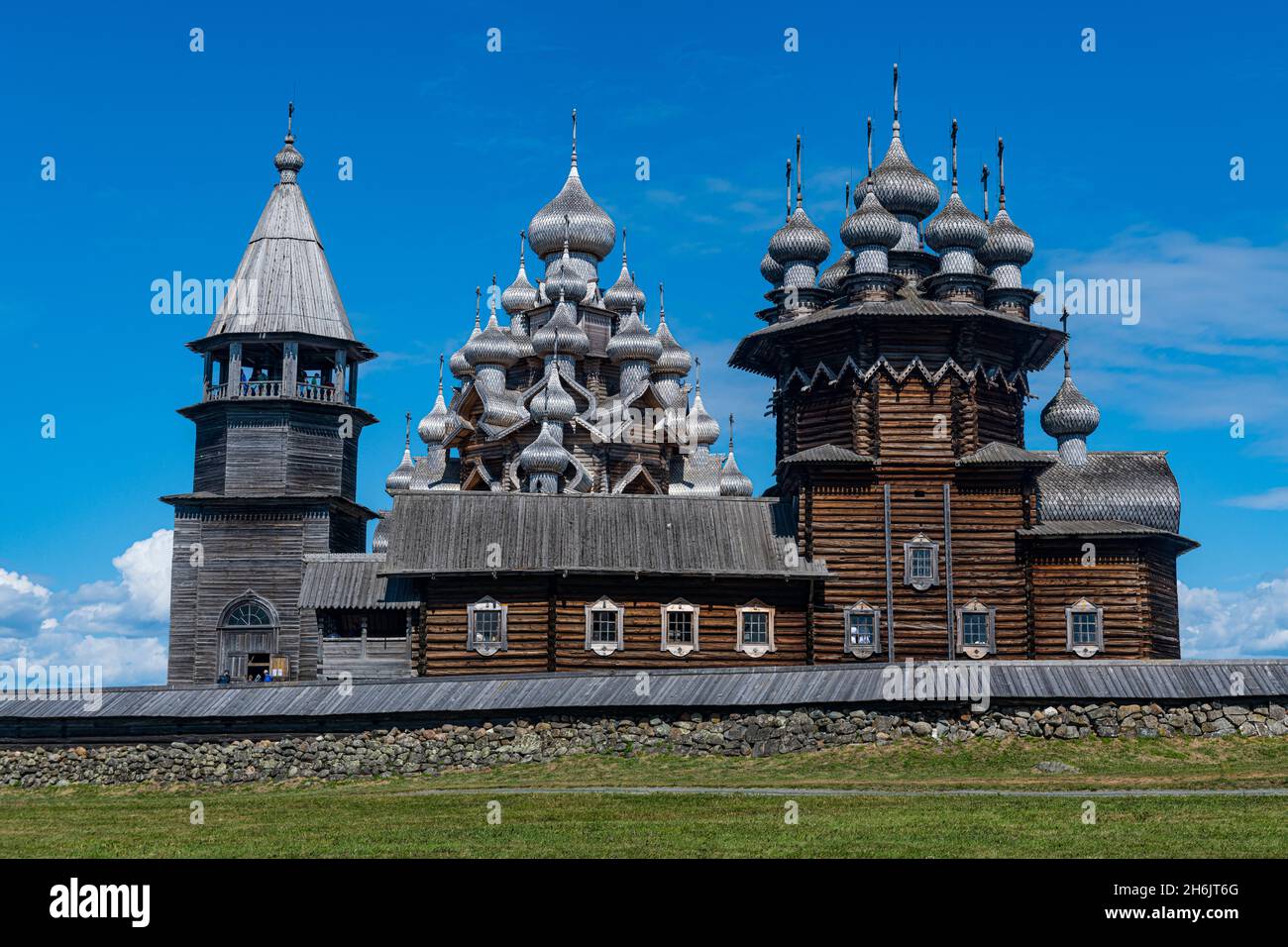 Kizhi Pogost, Transfiguration Church, UNESCO World Heritage Site, Kizhi Island, Karelia, Russia ...